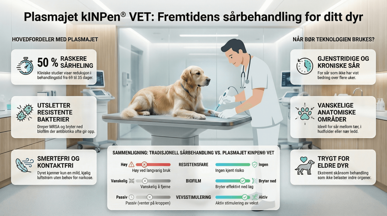 Plasmajet kINPen® VET - Dyreklinikken Tertnes